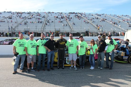 U.S. Pavement supports NASCAR Driver Clay Greenfield in Loudon, NH
